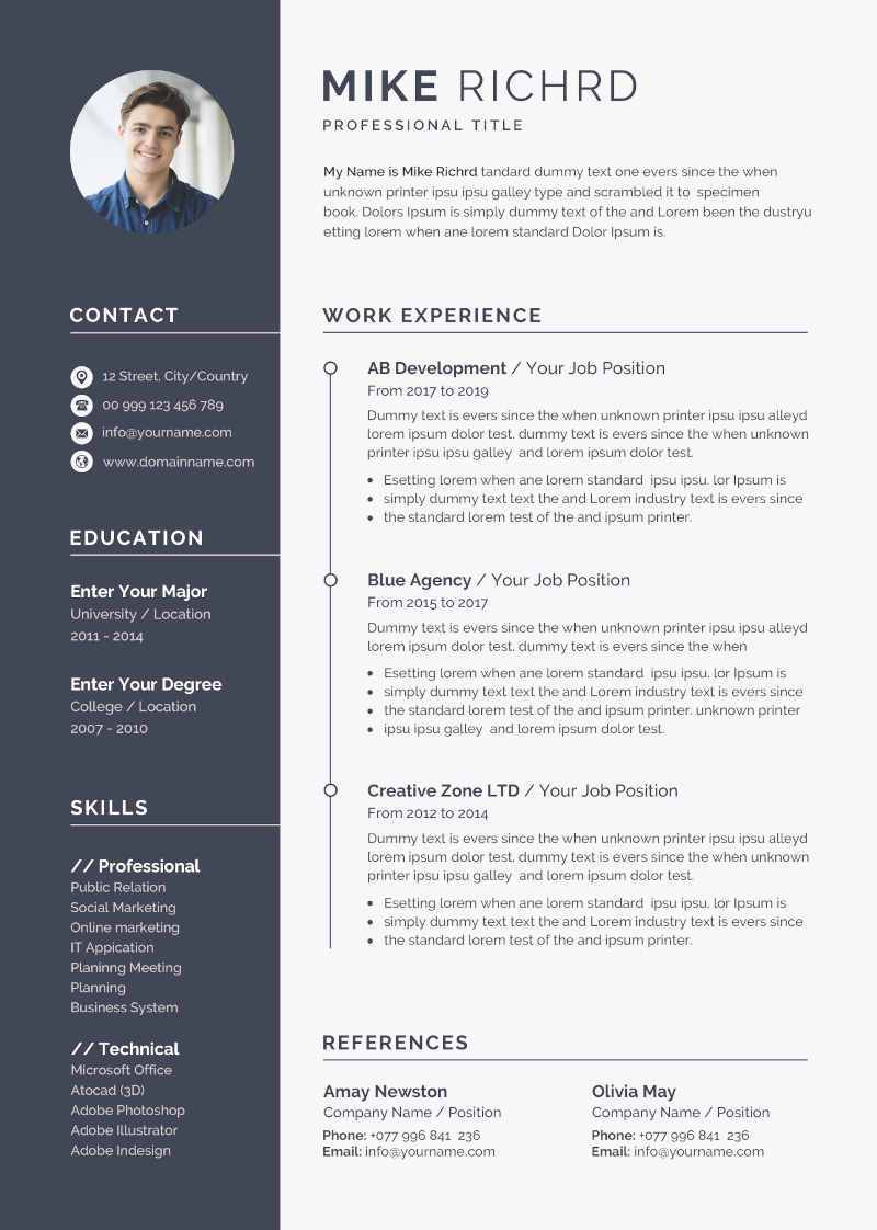 Obtenez votre template de CV en ligne professionnel rapidement et ...