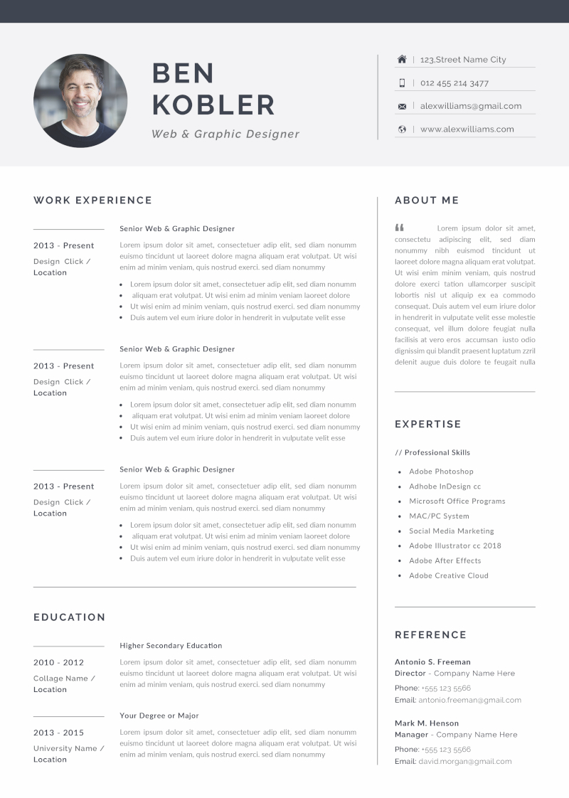 Obtenez votre template de CV en ligne professionnel rapidement et ...
